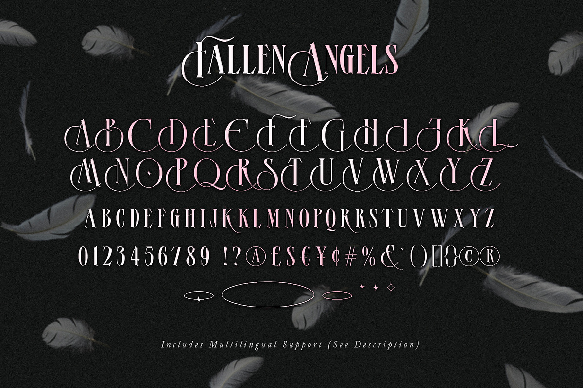 Fallen Angels Serif Font, a Serif Font by Sam Parrett
