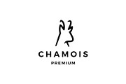 chamois logo vector icon, a Branding & Logo Template by vastard