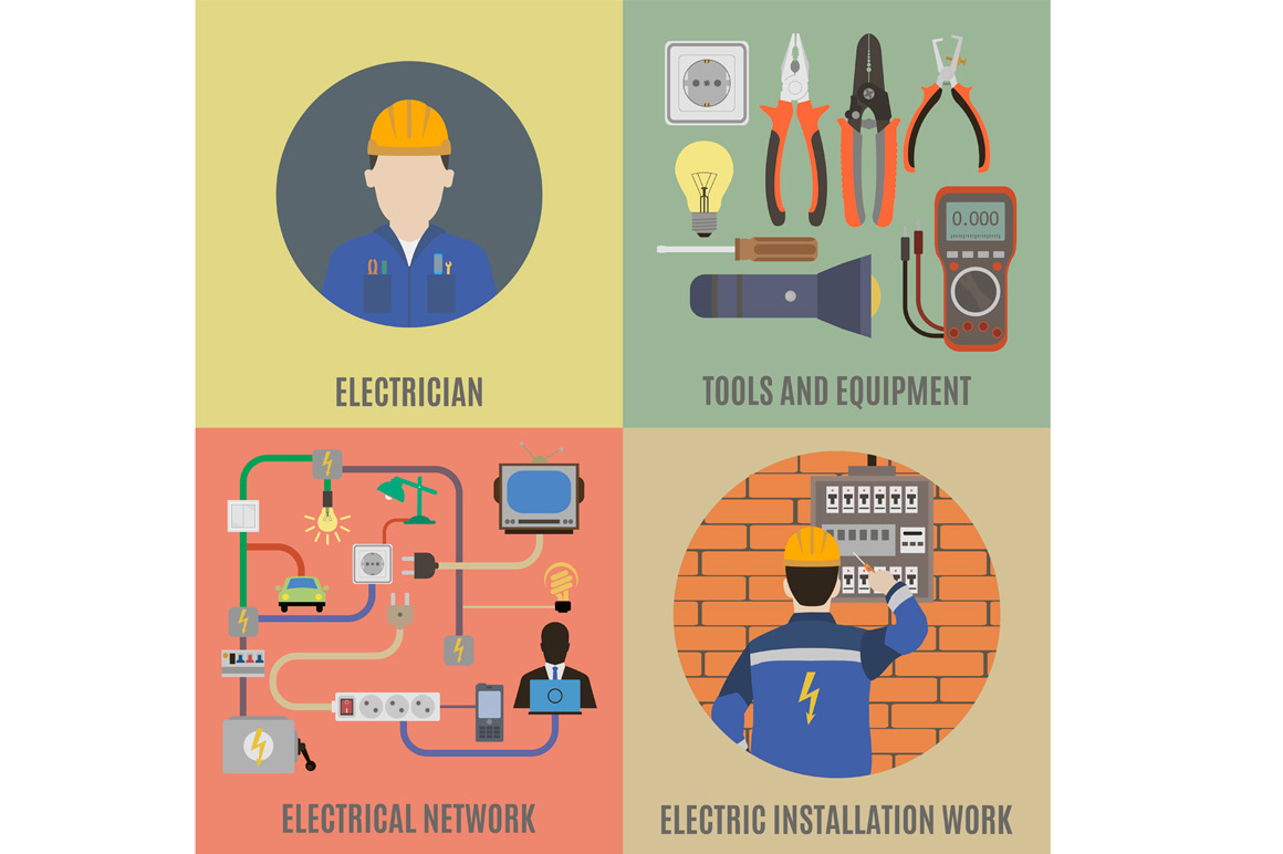 Electricians and electrical work, a Graphic by Stoker-13