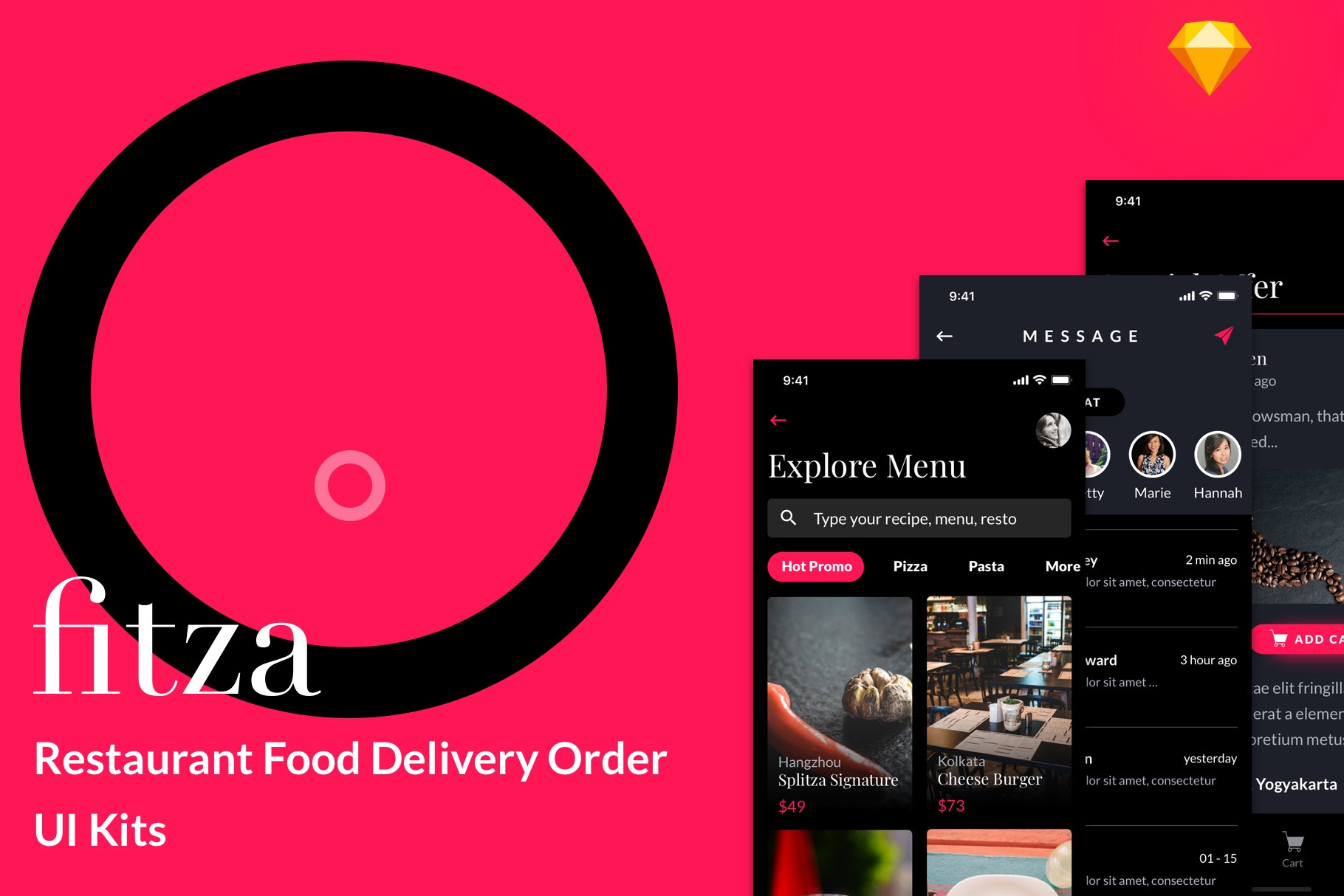Fitza UI Kit, an UI Kit Template by Mozza Shop UI