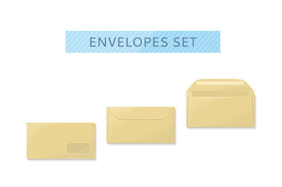 Envelope Set Open and Close, an Object Graphic by robuart