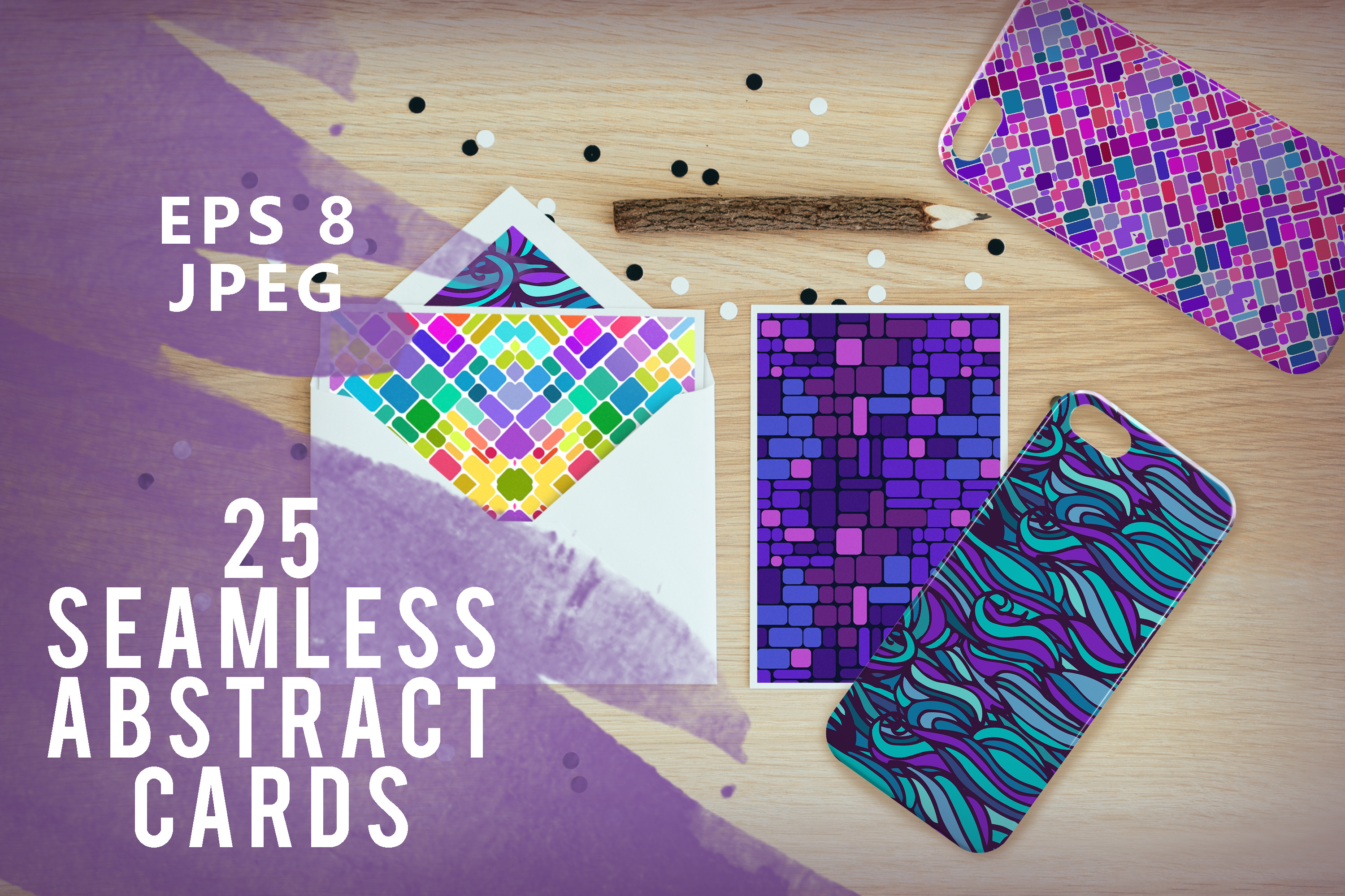 25 Seamless abstract patterns | Graphic Patterns ~ Creative Market