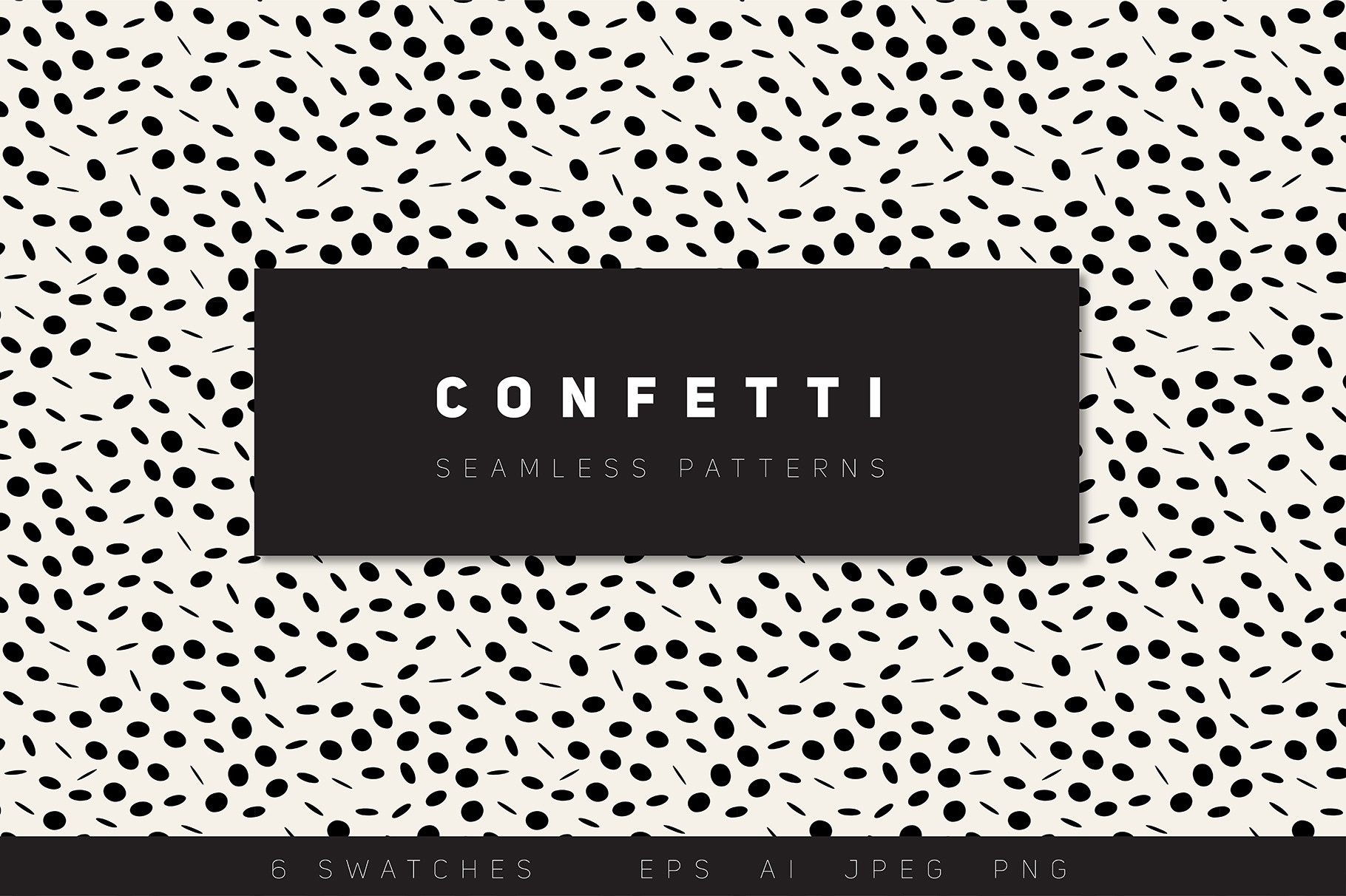 Confetti Seamless Patterns Set, a Pattern Graphic by Curly_Pat