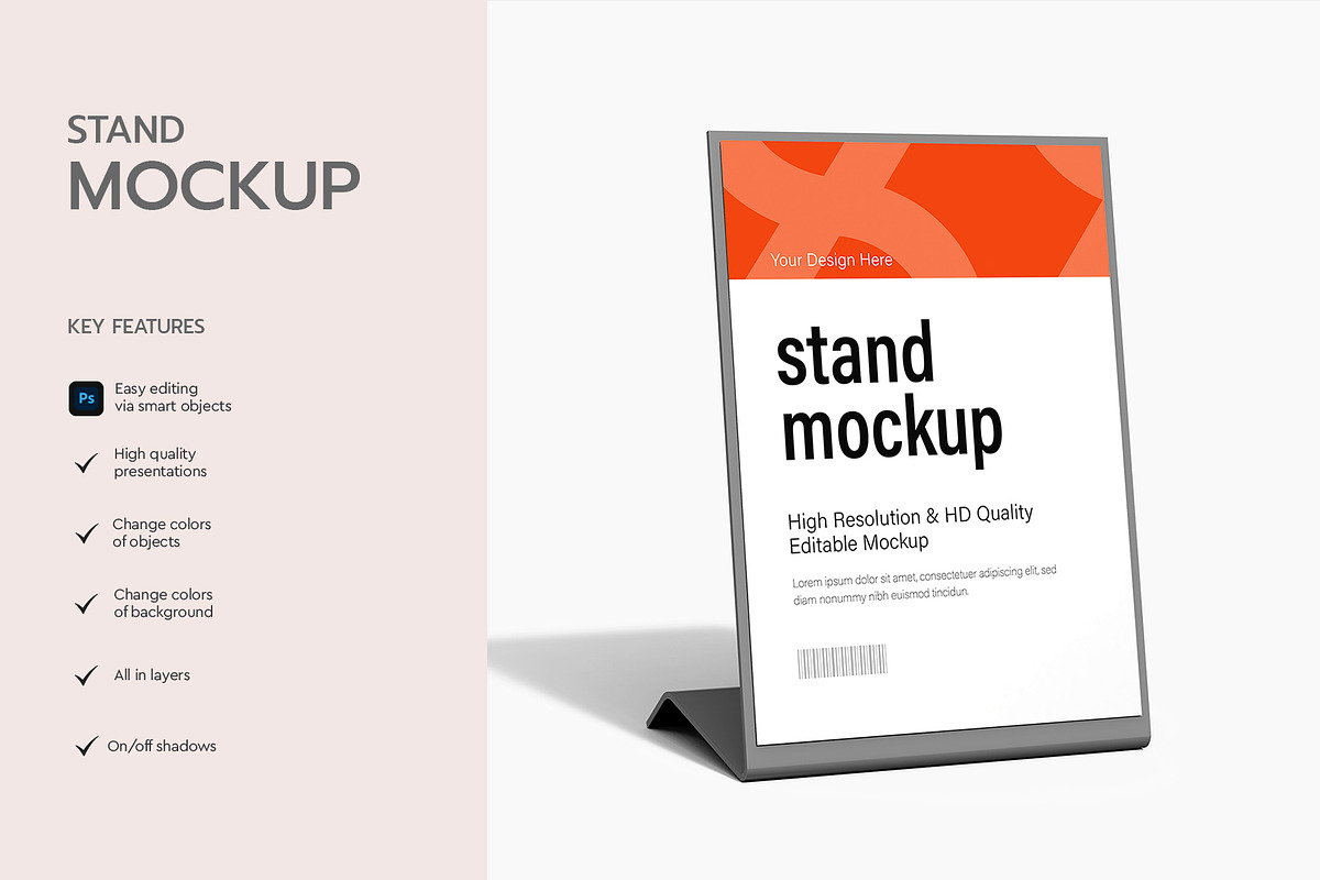 Table Stand Mockup
