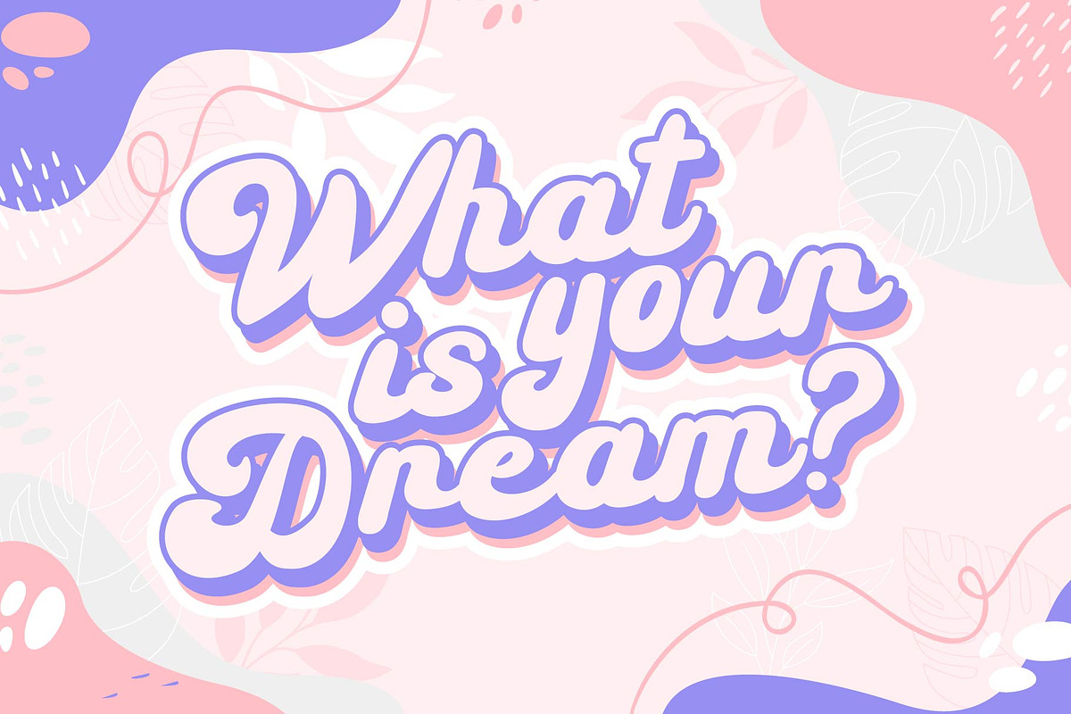 Cute Groovy - Retro Script Font, a Script Font by Densu Creative