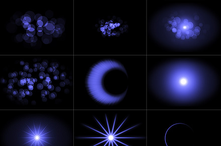 12 Optical Flares, an Object Graphic by RgraphicsDesign