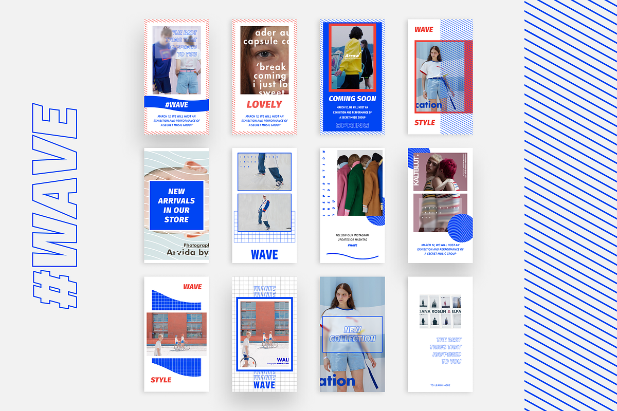 Wave - Instagram Template, a Social Media Template by itmeo