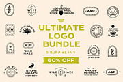 Ultimate Logo Bundle 3 in 1, a Branding & Logo Template by ClayStudio
