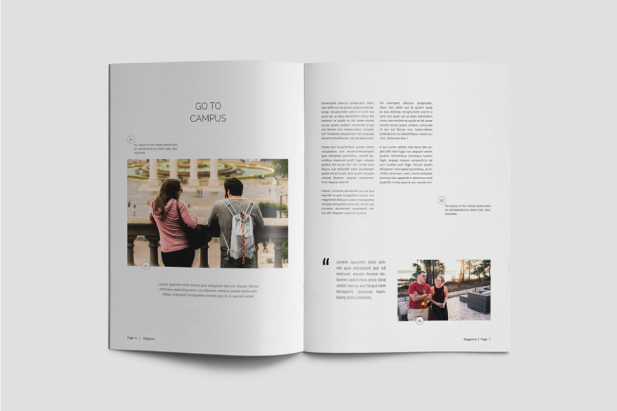 A5 Magazine Template, a Magazine Template by Alhaytar