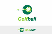 Golf ball logo design vector, a Branding & Logo Template by swarnstudio