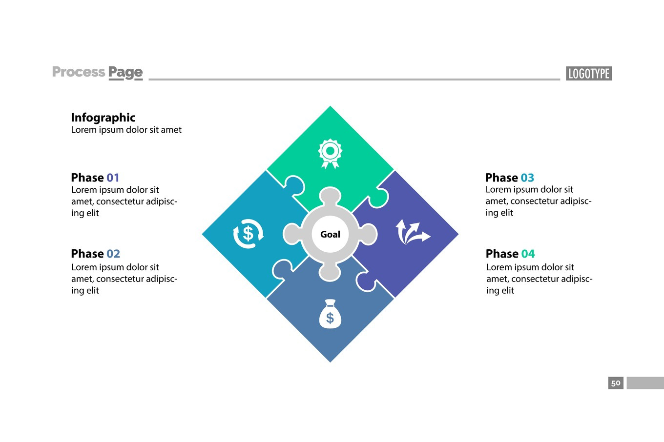 Four Elements Slide Template, a Texture Graphic by SurfsUpVector