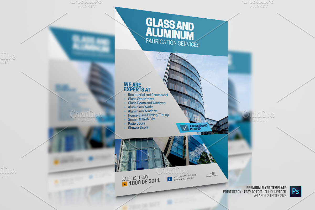 Glass and Aluminum Company Flyer