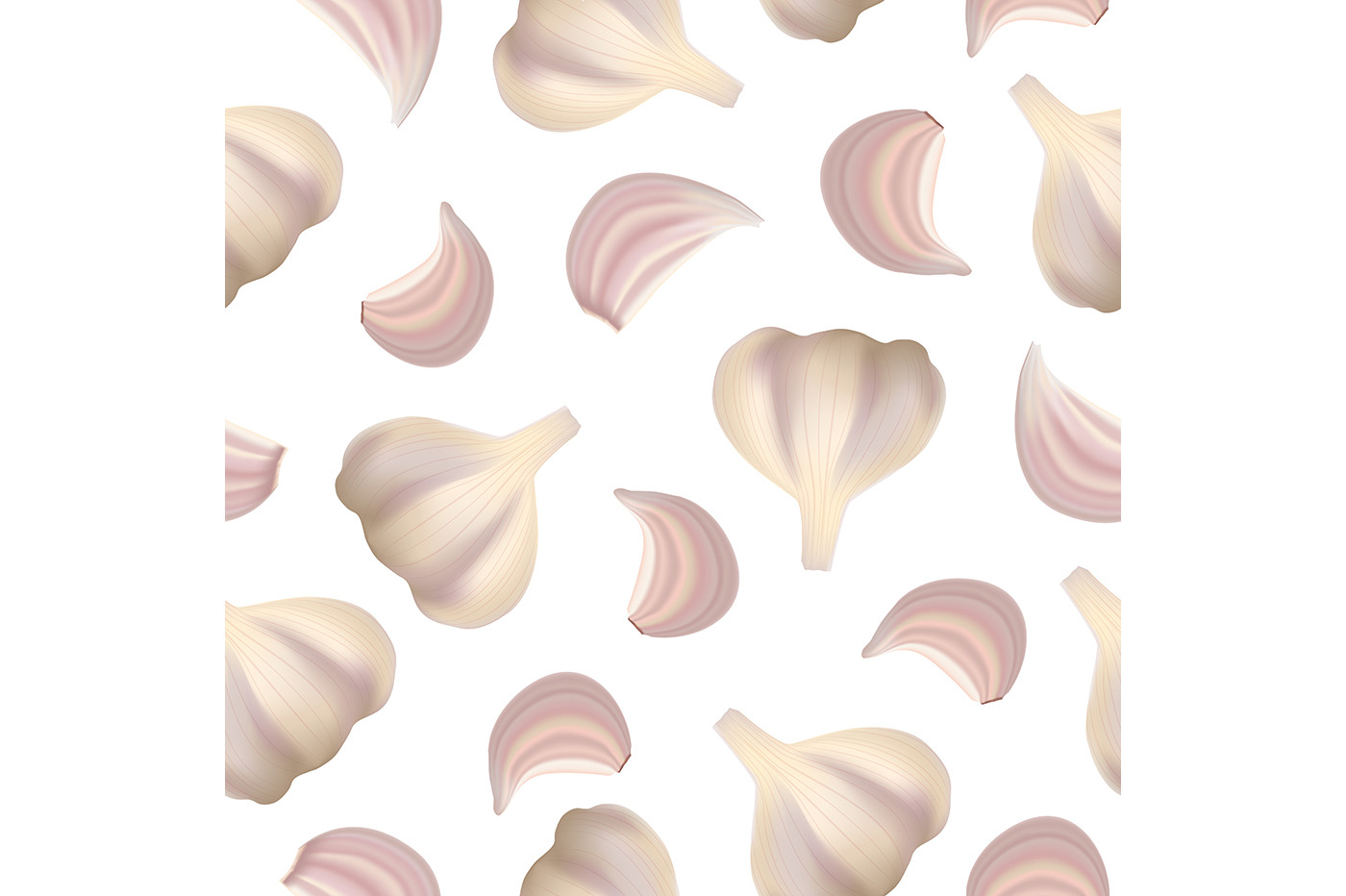 Garlic and Cloves Pattern Background | Graphic Patterns ~ Creative Market