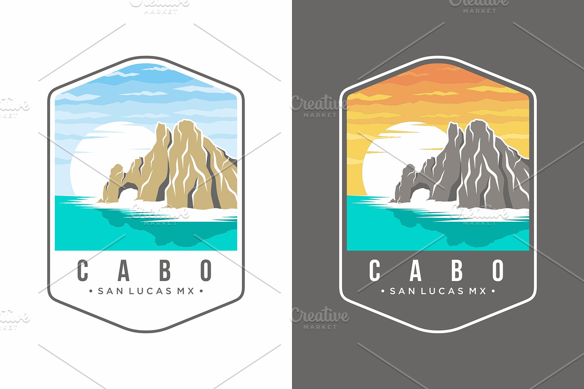 Cabo San Lucas Emblem Logo, a Branding & Logo Template by swarnstudio
