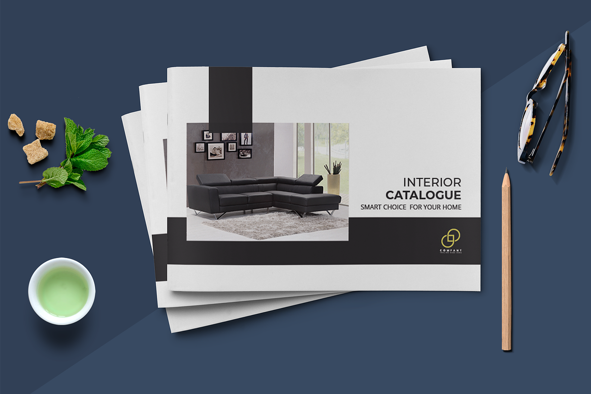 A5 Modern Catalogue Template, a Brochure Template by UnicodeID