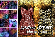 75 Luminous Texture Procreate Brushes