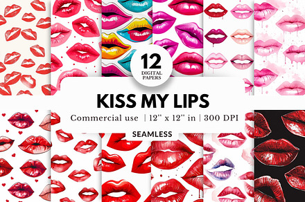 Ombre Digital Paper Backgrounds | Graphic Patterns ~ Creative Market