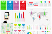Infographics collection | UI Kits and Libraries ~ Creative Market