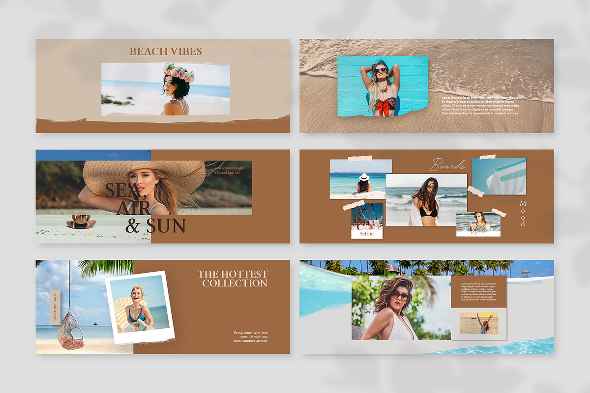 Beach Facebook Cover Templates, a Social Media Template by Azruca