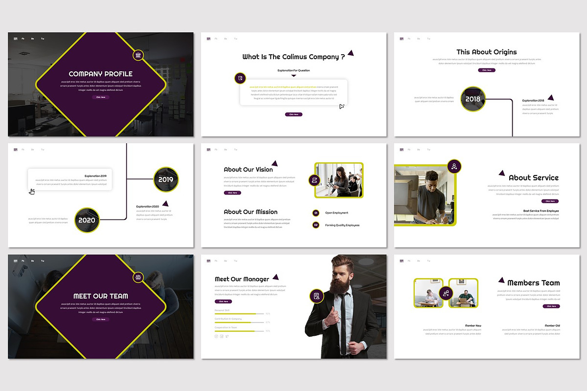 Calimus - Powerpoint Template, a Presentation Template by inspirasign