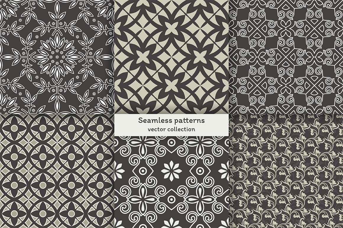 Set of seamless patterns, a Pattern Graphic by pattern shop