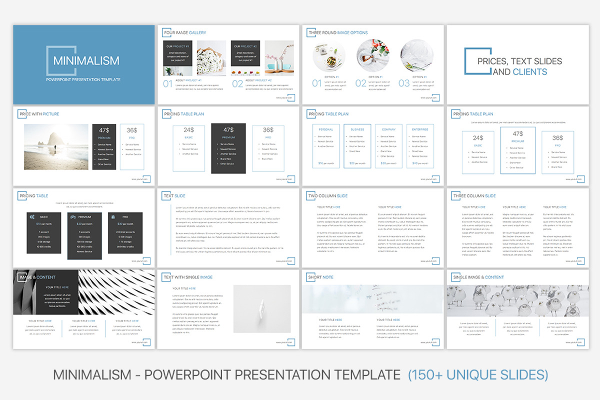 Minimalism - PowerPoint Template, a Presentation Template by Helga_Design