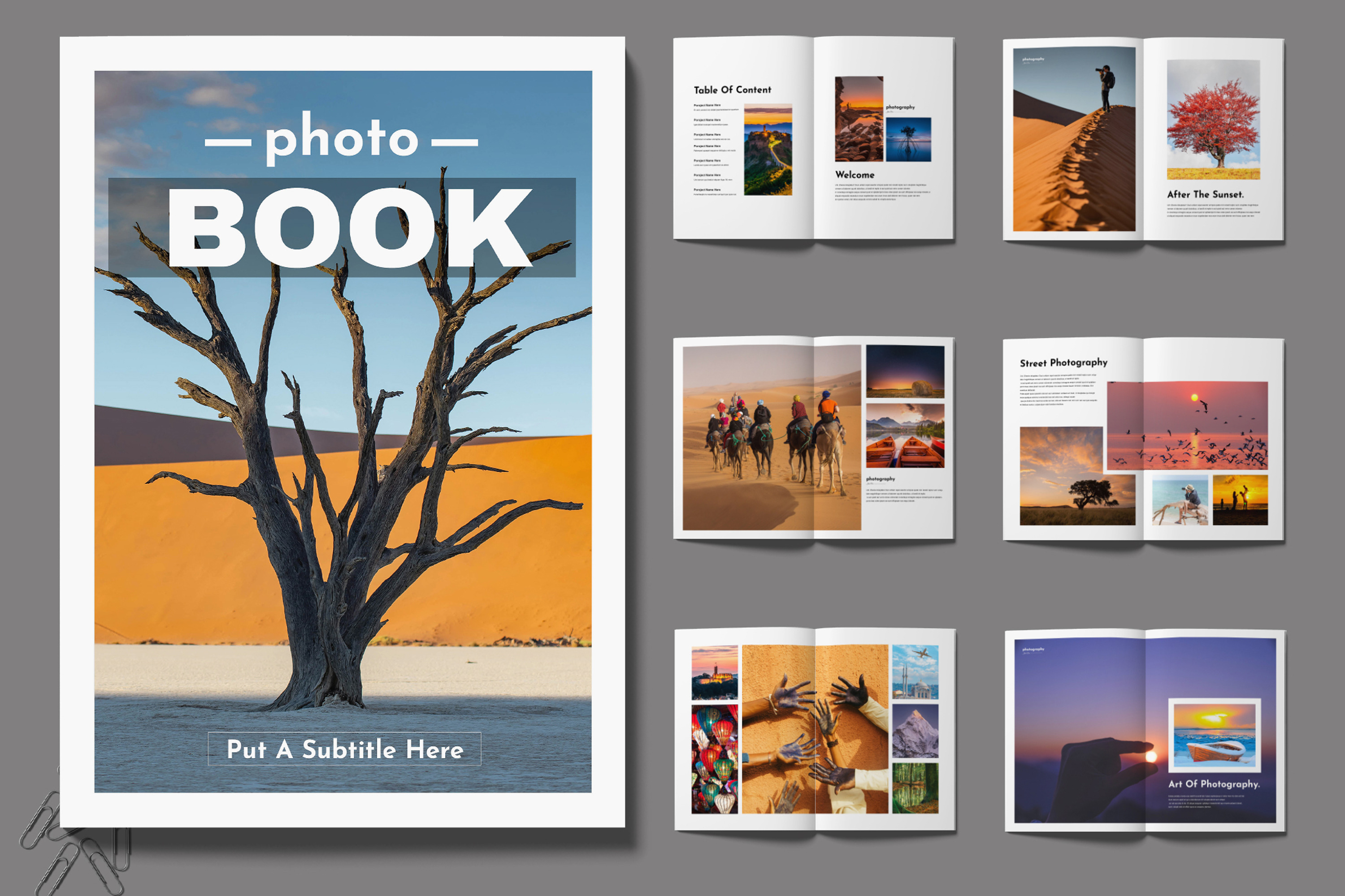 Simple Photographer Photo Book