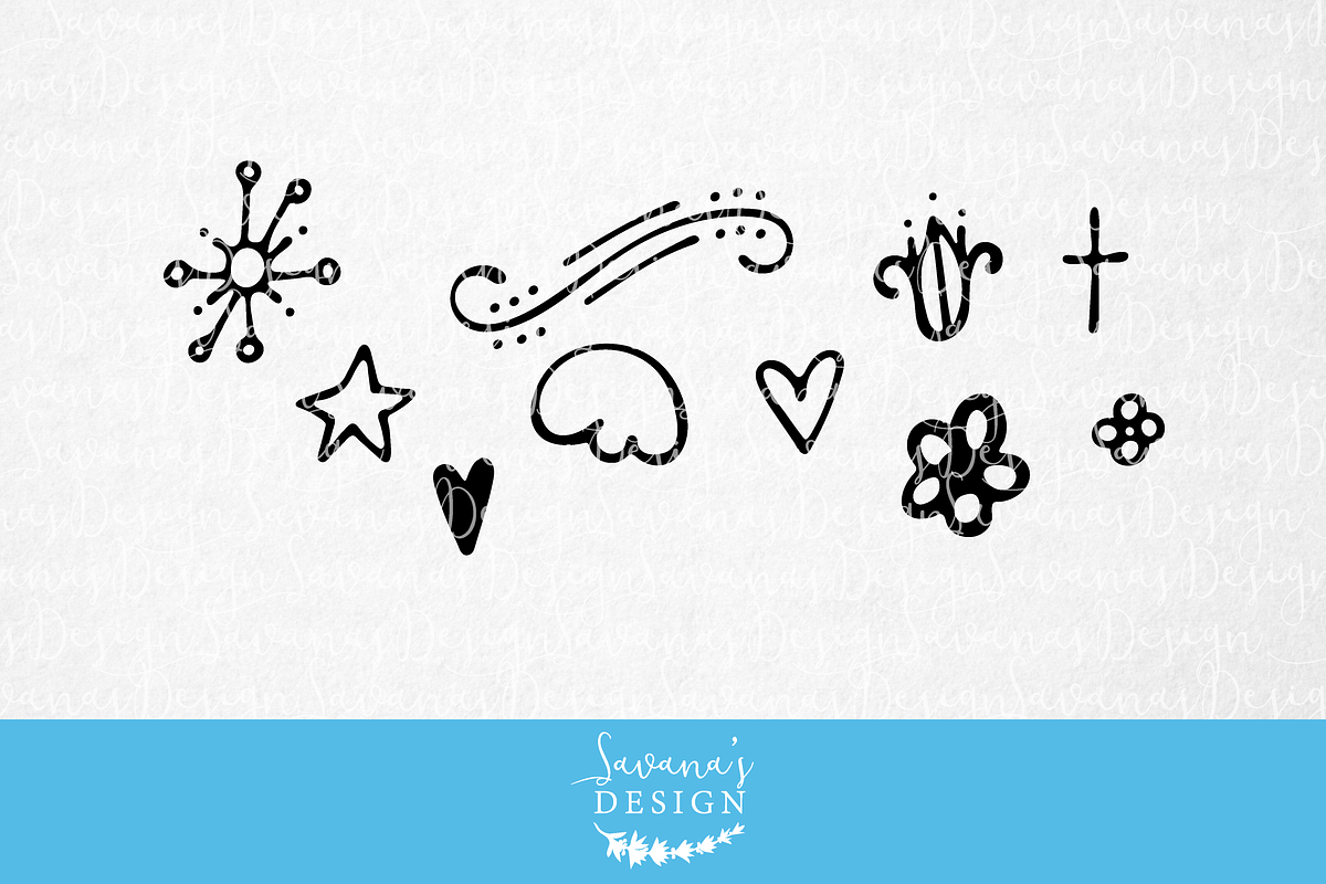 Design Elements Cut Files & Clipart, a Decorative Illustration by ...