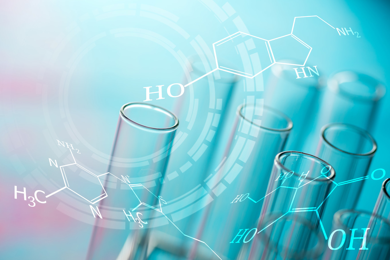 Science laboratory test tubes containing beaker, biochemistry, and ...