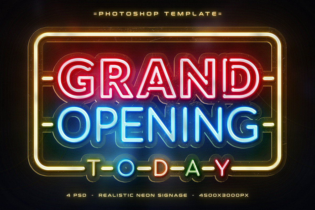 Neon Signage - Pro Sign Master, a Layer Style Add-On by Andrew Skoch Design