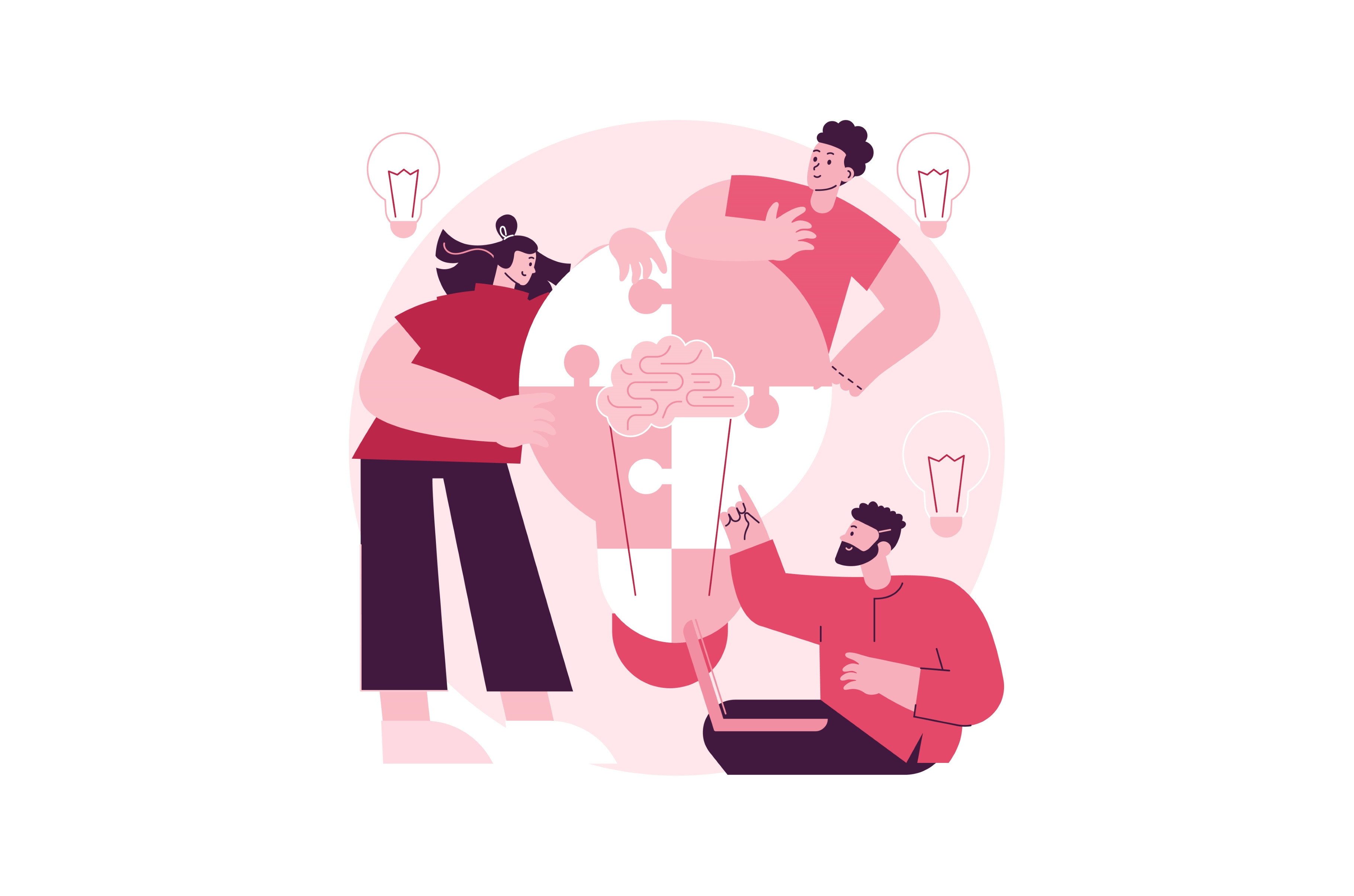 Brainstorming abstract concept | Illustrations ~ Creative Market Brainstorming abstract concept | Illustrations ~ Creative Market