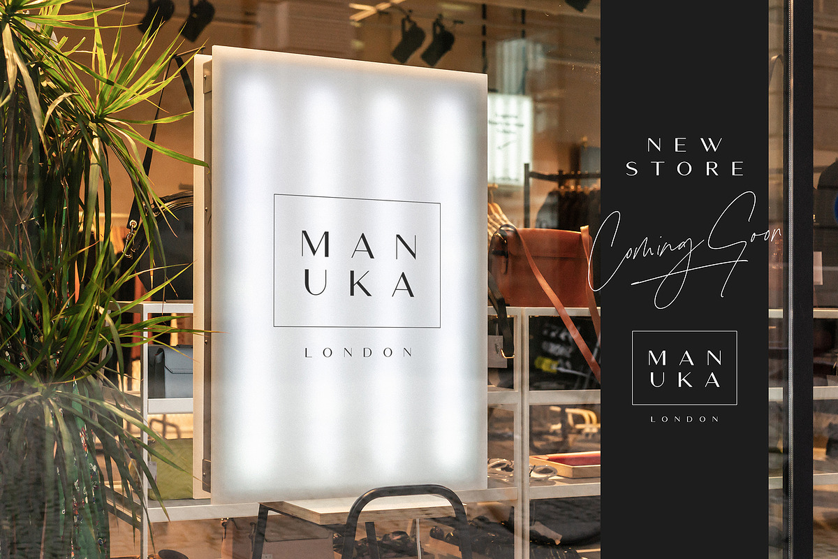 The Amoret Font Duo + 12 Logos, a Sans Serif Font by Sam Parrett