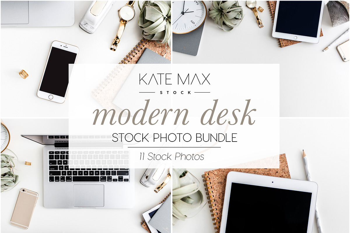 Modern Desk Stock Photo Bundle, a Mockup by Styled Stock House