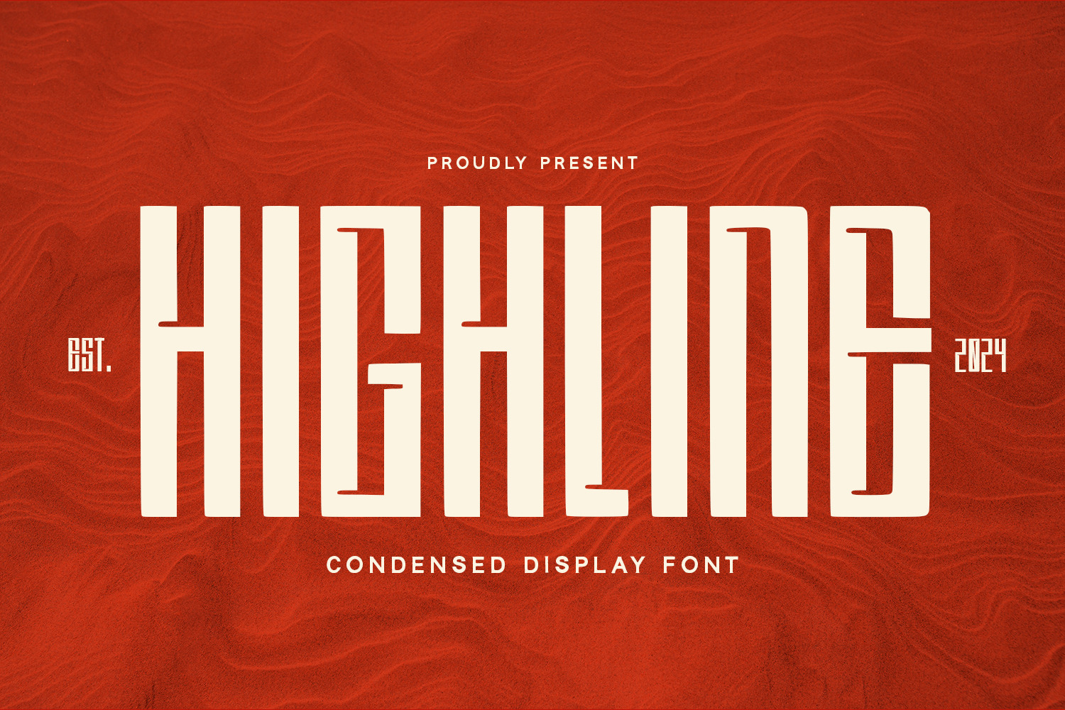 Highline - Display Font | Creative Market