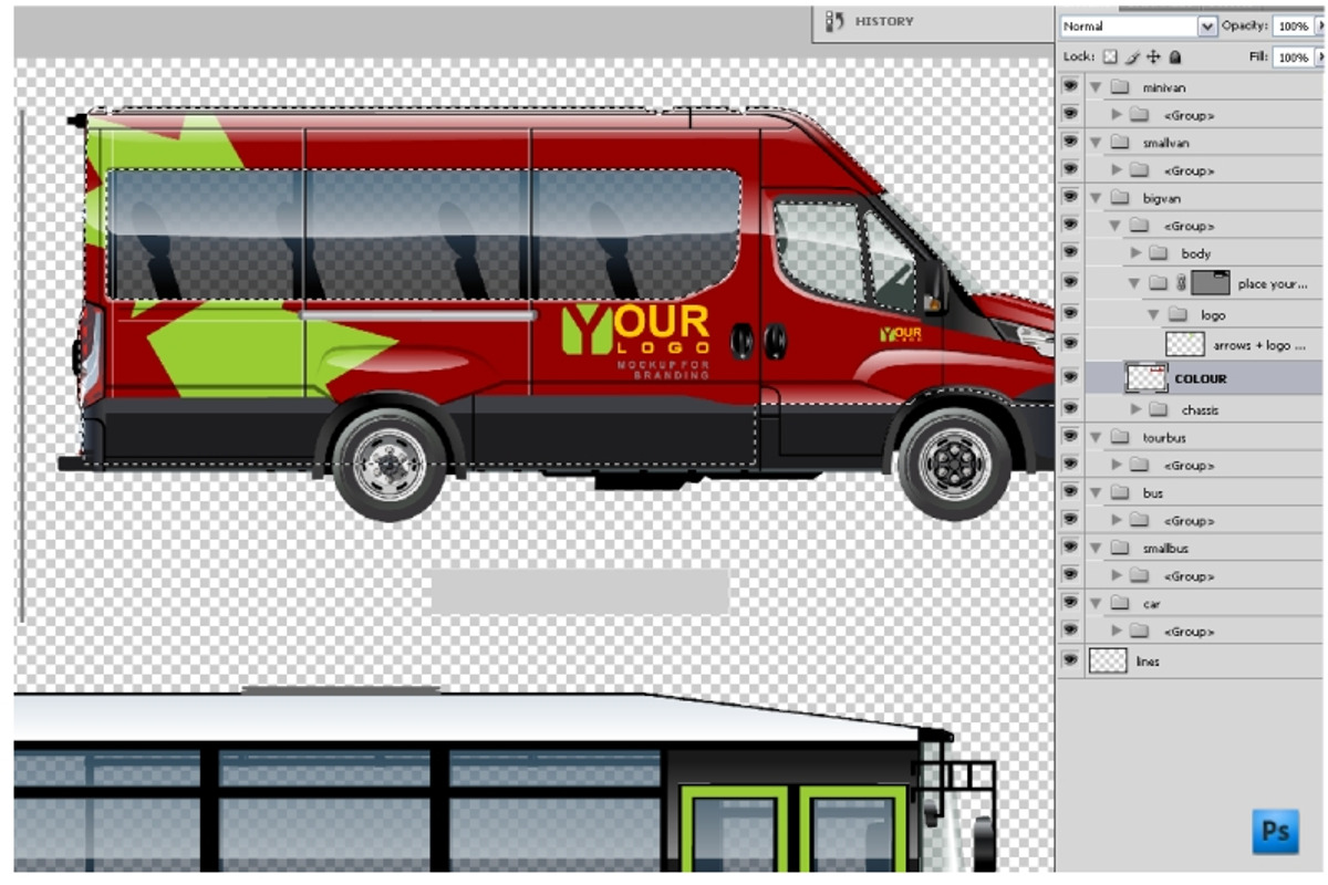 Passenger transport mock-up, a Mockup by Mechanik
