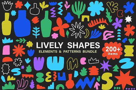 170 Retro Shapes Atelier, an Object Graphic by Katrinelly