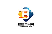Betha Tech - Modern 3D Letter B Logo, a Branding & Logo Template by ...