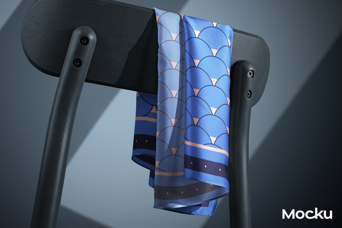 Silk Scarf Mockup, a Product Mockup by Mocku