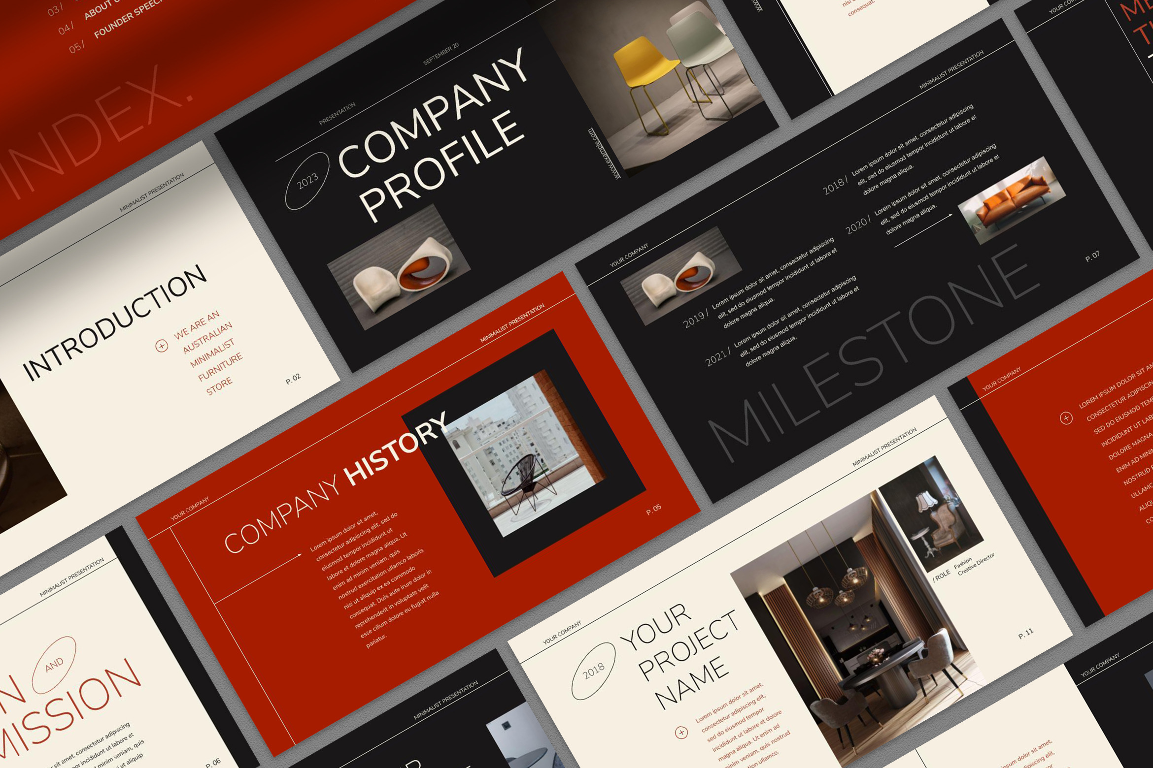 Company Profile Presentation, a Presentation Template by graphicook
