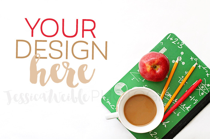 Teacher Notebook + Coffee Photo | Book & Magazine Mockups ~ Creative Market