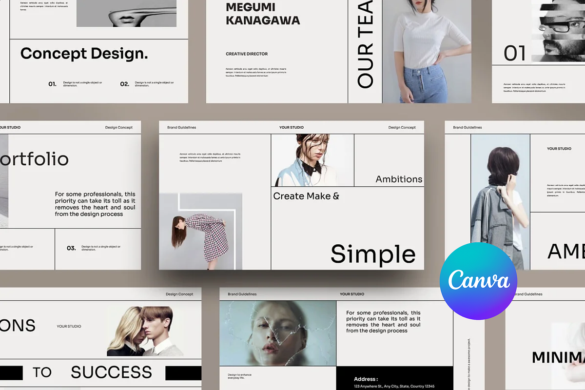 Ambition - Minimal Clean Powerpoint, a Presentation Template by ...