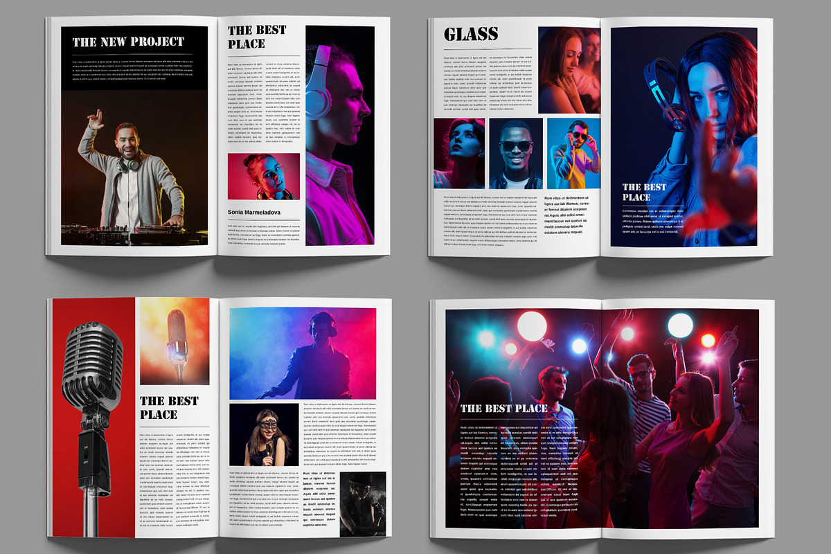 Music Magazine Template