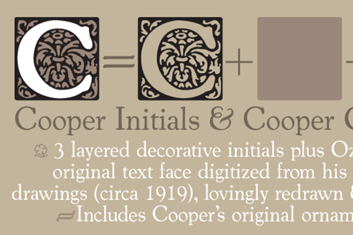 Cooper Text, a Serif Font by Wordshape