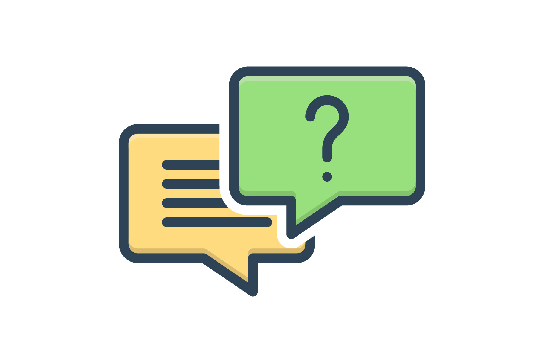 Faqs question mark color icon | Icons ~ Creative Market