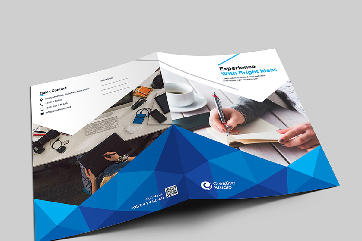 Corporate Folder Design, a Stationery Template by GenerousArt