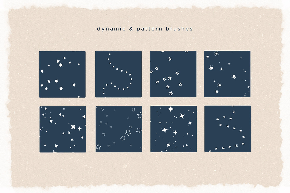 Stars Brushes For Procreate, a Brush Add-On by PeDe Designs