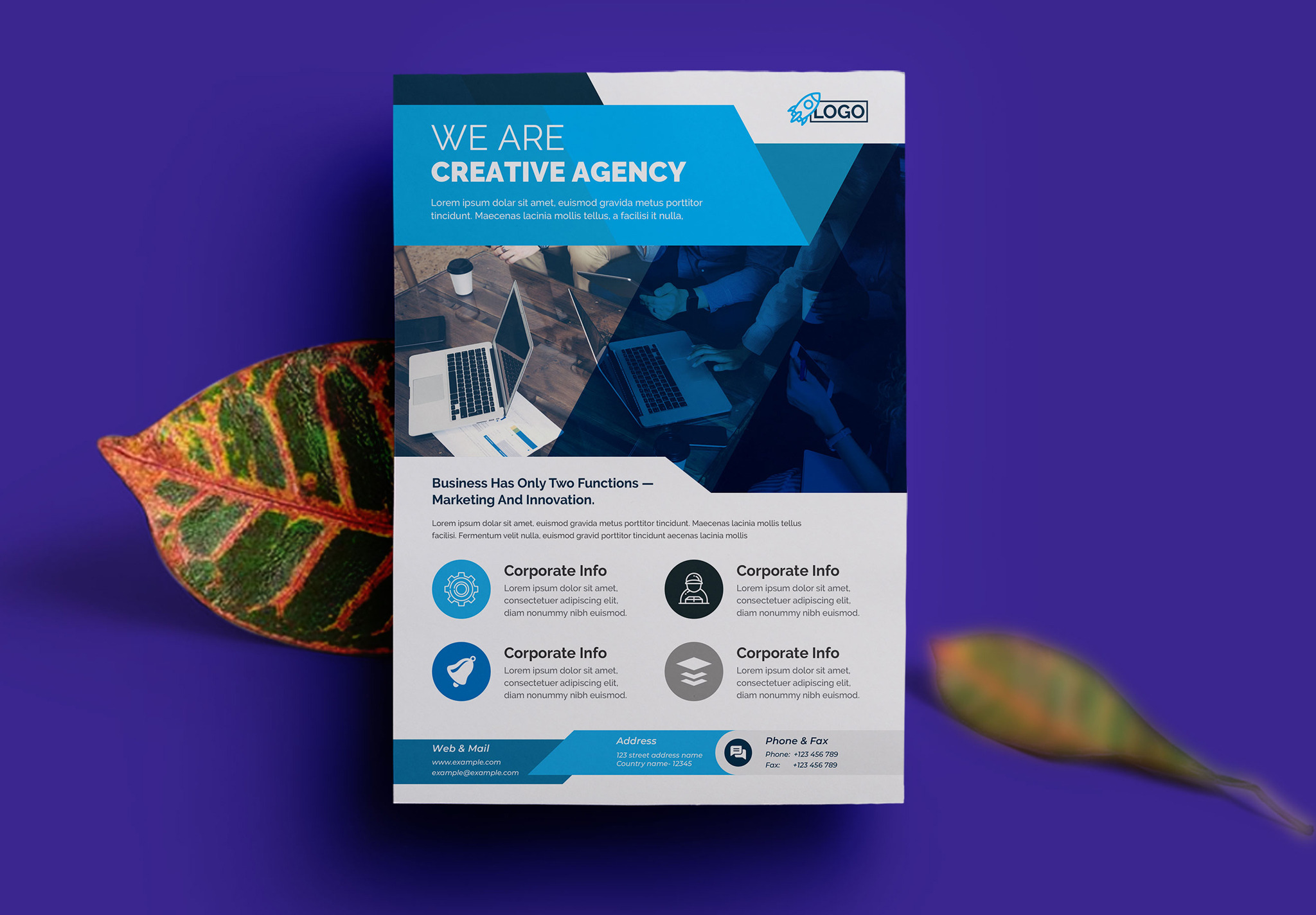 Flyer Template, a Flyer Template by Cristal Pioneer