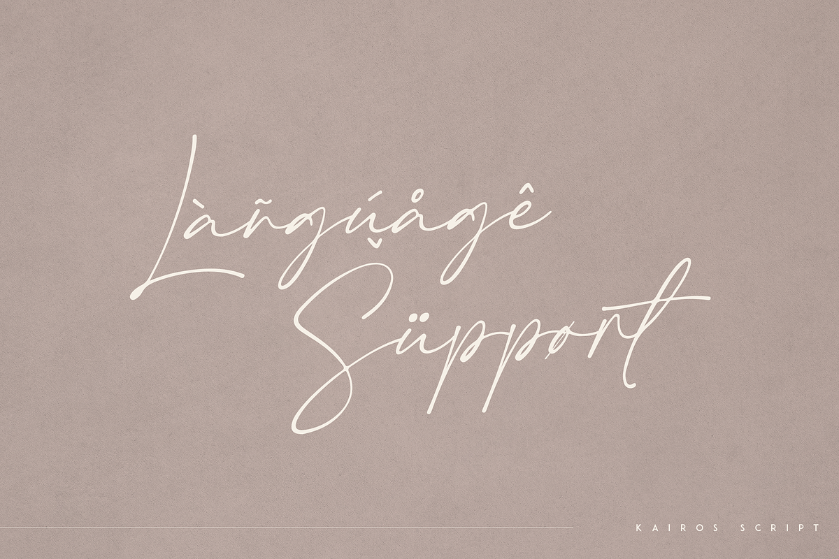 Kairos - modern script