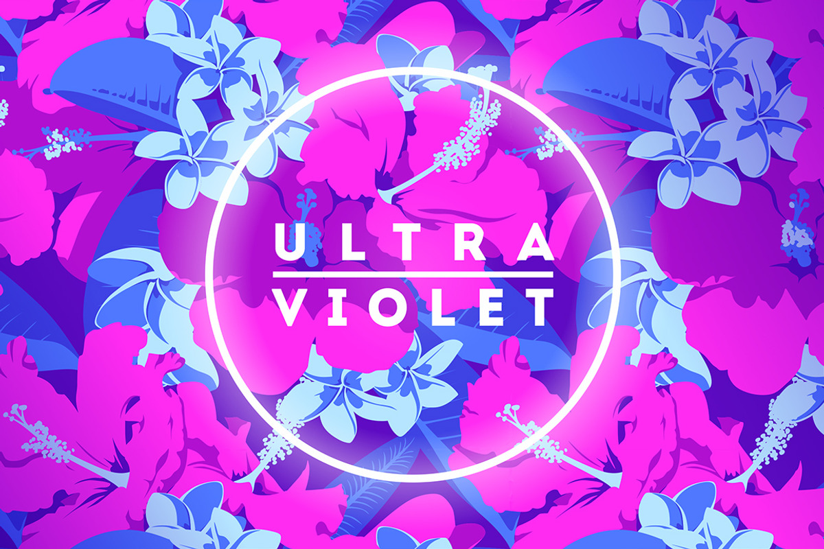 16 Ultraviolet Tropic Patterns, a Pattern Graphic by Alexander Baidin