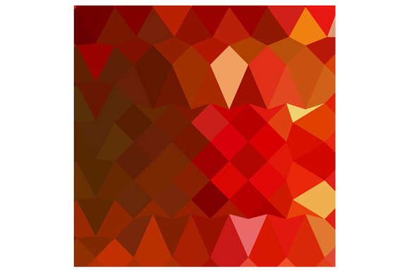 Incardine Red Abstract Low Polygon B, a Texture Graphic by patrimonio